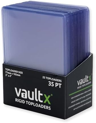 Vault X Toploaders 35pt, Trading Cards, Premium Extra Thick, 3" x 4 ...