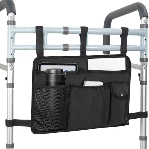 Amazon.com: Walker Bag Multiple Pockets Walker Basket for Folding ...