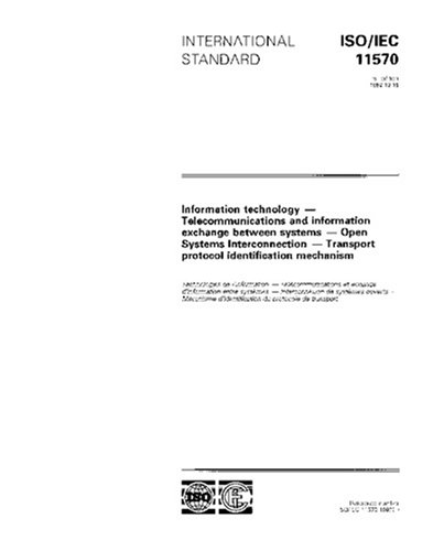 ISO/IEC 11570:1992, Information technology - Telecommunications and ...
