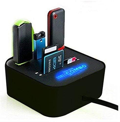 Famous Quality Combo All in One USB Hub 2.0 480Mbps Combo Card Reader ...