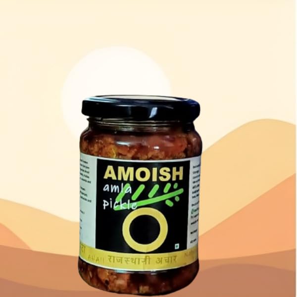 Amoish Authentic Rajasthani Amla Pickle,250g | 100% Natural, Homemade ...