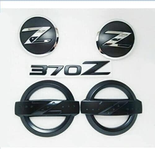 Amazon.com: CIBO for Black Set 370Z Front Badge Fender Side Emblem Rear ...