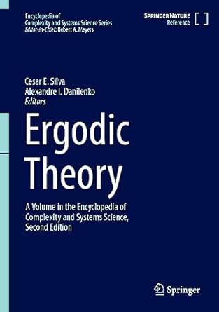 Amazon.co.jp: Ergodic Theory (Encyclopedia of Complexity and Systems Science Series) : Silva ...