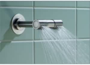 Vola Tub Shower 080D Vola 4 1 2" Double Shower Head Chrome Brushed Chrome - Tub And Shower ...