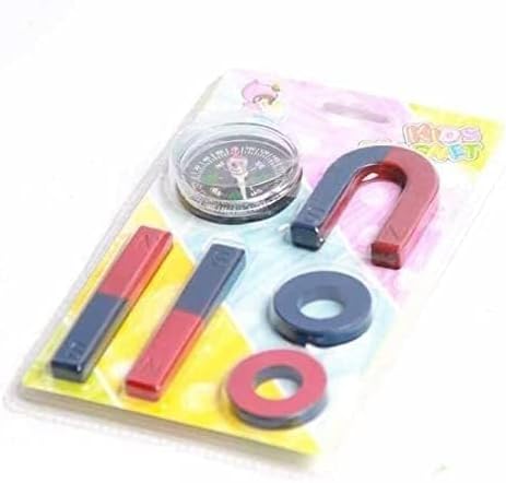 KRYTONE®6PCS Science Magnets Set for Education Science School Classroom ...