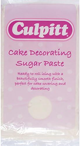 Culpitt Cake Decorating Sugarpaste Icing - Ivory - 1kg : Amazon.co.uk ...