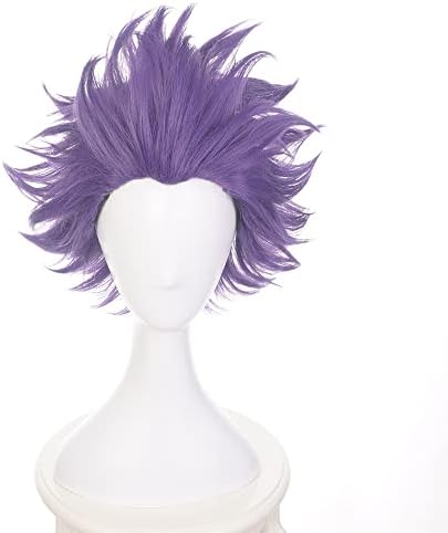 Amazon.com: Shinso Hitoshi Cosplay Wig My Hero Academia Anime Costume ...