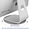 Amazon.com: WYSXEBWZ Aluminum 360° Rotation Monitor Swivel Base ...