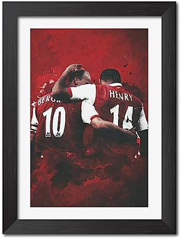 TenorArts Arsenal Legend Thierry Henry & Bergkamp Laminated Poster ...