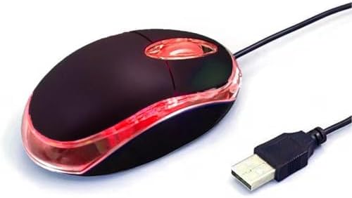 Amazon.com: JETech 3-Button Wired USB Optical Mouse Mice (Black) - 0776 ...
