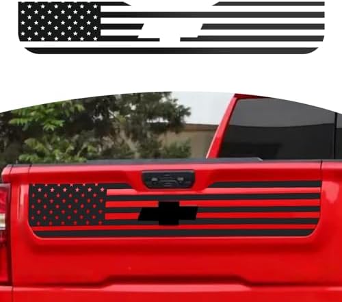 Amazon.com - RT-TCZ for Silverado Tailgate Flag Decal Sticker ...