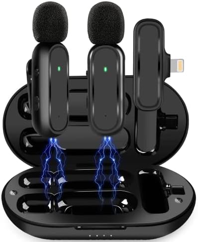 Amazon.com: Wireless Lavalier Microphone for iPhone, iPad with ...