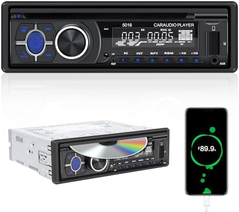 Amazon.com: Single Din Car Radio CD Player,Car DVD Player with ...