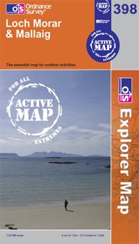 Loch Morar & Mallaig OS Explorer Map Active 398: Amazon.co.uk ...