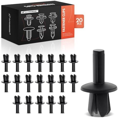 Amazon.com: A-Premium 5mm Nylon Bumper Retainer Clips Bulk Push Pin ...