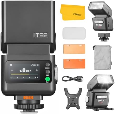 Amazon.com : GODOX IT32 TTL Camera Flash with X5S Wireless Flash ...