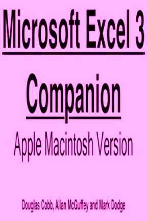 Macintosh Edition (Microsoft EXCEL Companion): Amazon.co.uk: Cobb, Douglas, McGuffey, Allan ...