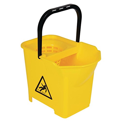 Amazon.com: Jantex Color Coded Mop Bucket Yellow (Kitchen areas ...