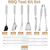 Amazon.com : BBQ Tools Grilling Tools Set - 12 Piece Stainless Steel ...