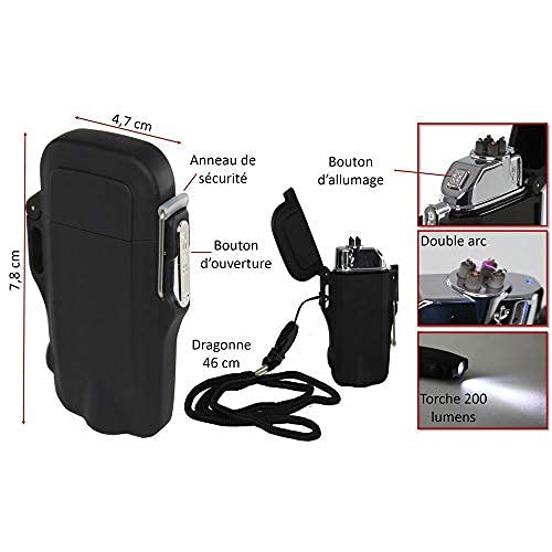 Soft Touch Torch Aansteker – Elektrische dubbele boog – Oplaadbaar ...
