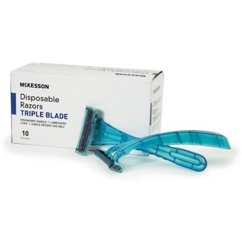 Amazon.com: MCKESSON Pivot Head Razor Medi-Pak Performance Triple Blade ...