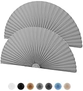 Amazon.com: Garayma 2PCS Half Moon Round Window Cover Half Circle ...