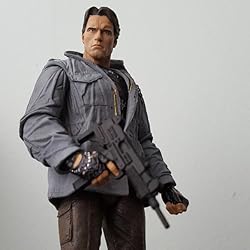 Amazon.com: NECA Terminator Scale Ultimate T800 Tech Noir Cyborg Action Figure, 7" : Toys & Games