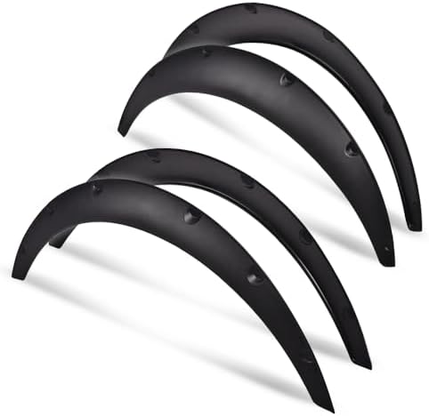 Amazon.com: PIT66 Universal Fender Flares Durable Polyurethane Extra ...