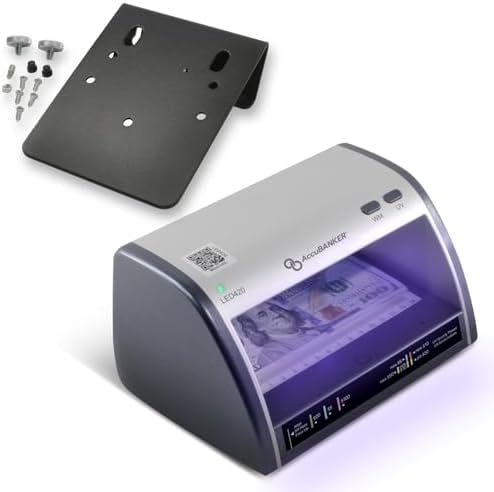 Amazon.com : AccuBANKER Cash + Card Counterfeit Detector LED420 Money ...