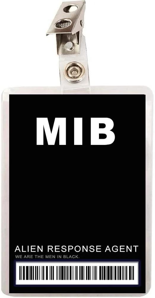 Amazon.com : MIB Men in Black Novelty ID Badge Prop Costume : Office ...