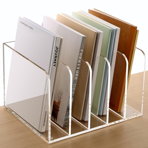 SANRUI Clear Acrylic Magazine File Holder Desk Organizer for - Want It All