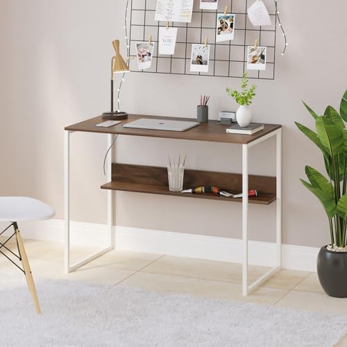 BLUEWUD Corbyn Engineered Wood Study and Computer Laptop Table for Home ...