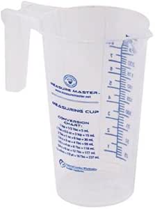 Amazon.com: Measuring Container - Round, Graduated, 1 Liter (1000ml ...