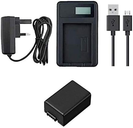 Charger and Battery for Panasonic Lumix DMC-FZ40, DMC-FZ45, DMC-FZ47 ...