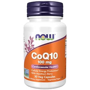 Now Foods CoQ10 100 Mg Cardiovascular Health Capsules - 30 Veg Capsules : Amazon.in: Health ...