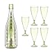 Amazon.com | Yuthsona 5pcs Portable Plastic Champagne Flutes with ...