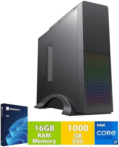 Desktop PC with Intel i7 8-Thread 4.00 GHz | 16GB DDR3 | 1TB + 256GB ...