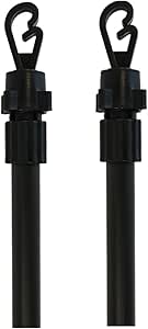 Armo® 2.4M Heavy Duty Metal Washing Line Prop Telescopic Extending 8 ...