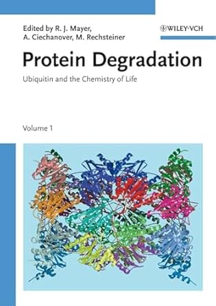 Protein Degradation : Mayer, R. John, Ciechanover, Aaron, Rechsteiner, Martin: Amazon.de: Bücher