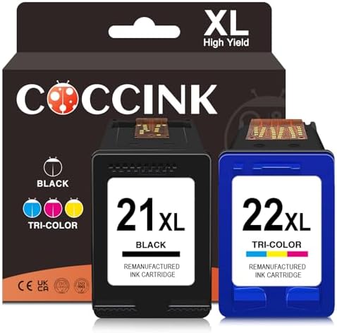 Amazon.com: 21XL 22XL Ink Cartridges Replacement for HP 21 22 Ink for ...