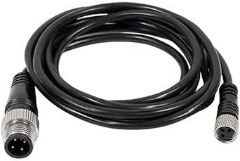 ELECBEE Cable conector M12, 4 pines, código A, conector recto macho a M8, 3 pines, hembra, Cable ...