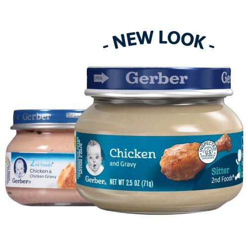 Gerber 2nd Foods Chicken & Chicken Gravy, 2.5 oz (6)