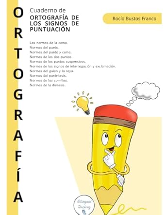 Cuaderno de los signos de puntuación en español - Spanish punctuation ...