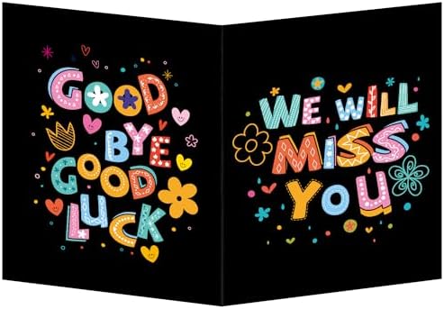 Amazon.com : NQEUEPN Jumbo Farewell Greeting Card, 11x17.3 Inch ...
