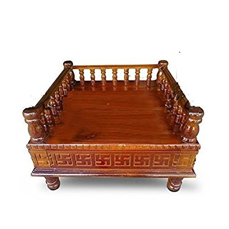 shilpi pure sheesham wood standard amazing design big chowki/beautiful ...