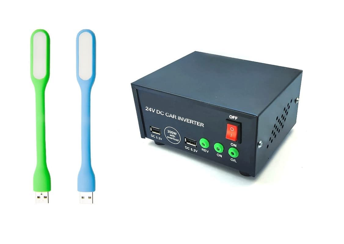 24v Dc to Ac Solar Dual USB Converter 220v Ac for Solar Panel Mini ...