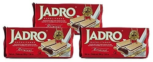 Amazon.com : 3 x Jadro Napolitanke Wafer With Milk and Cocoa Filling ...