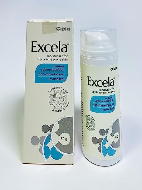 Excela Anti Acne Moisturizer for oily and Acne prone Drynessface skin ...