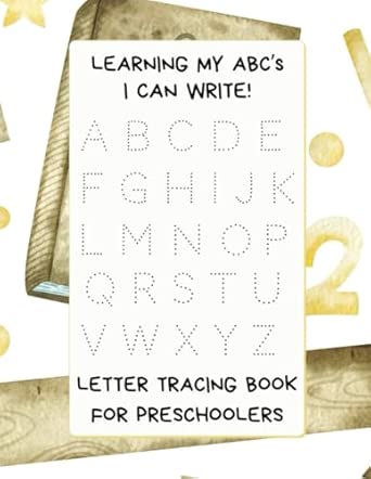 My First Tracing Workbook with Large Format Letters, ABC Learning for ...