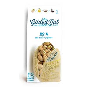 Amazon.com : The Gilded Nut - Sea Salt & Pepper Pistachios, In Shell ...